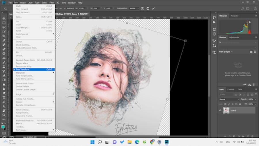 Discover the Free Transform Command: A Powerful Tool for Designers in Photoshop